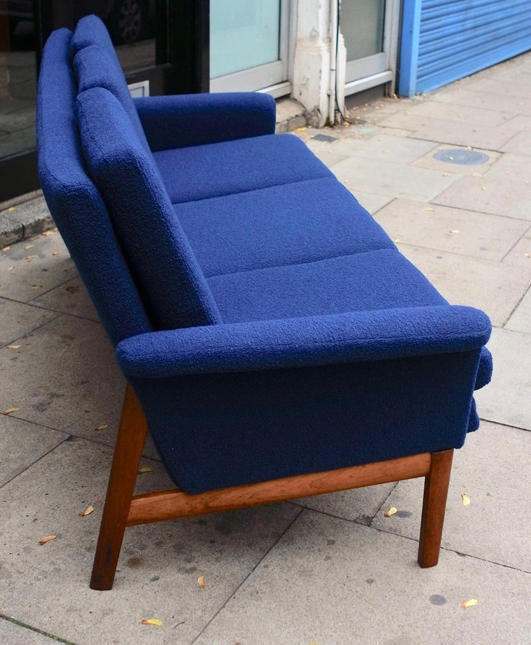 1960s Finn Juhl Hardwood Framed 'Jupiter' Sofa For Sale at 1stDibs