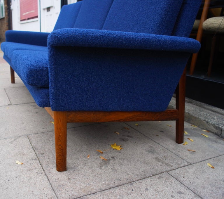 1960s Finn Juhl Hardwood Framed 'Jupiter' Sofa For Sale at 1stDibs