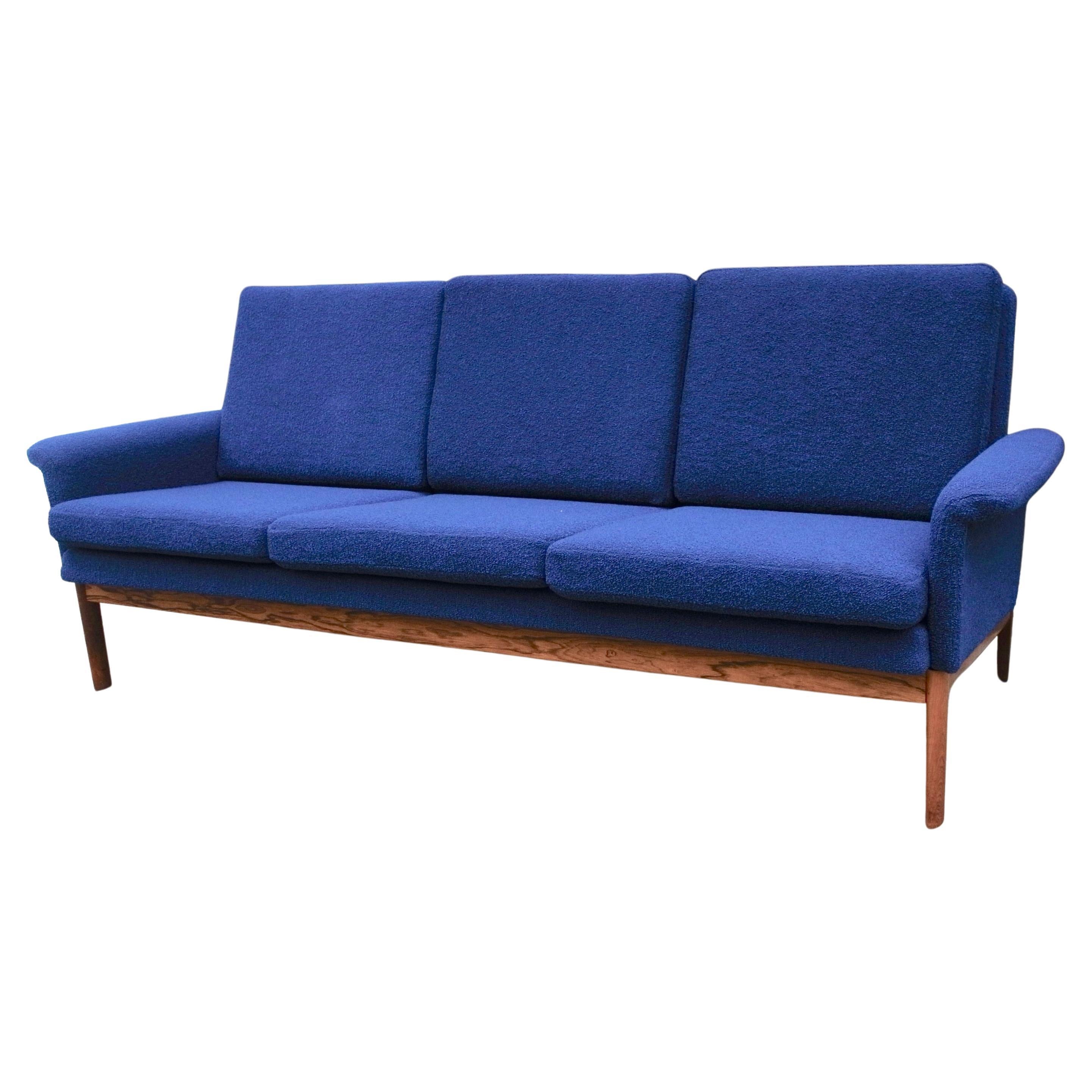 1960s Finn Juhl Hardwood Framed 'Jupiter' Sofa For Sale at 1stDibs