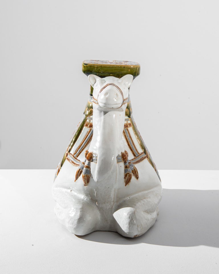1960s French Ceramic Camel For Sale at 1stDibs