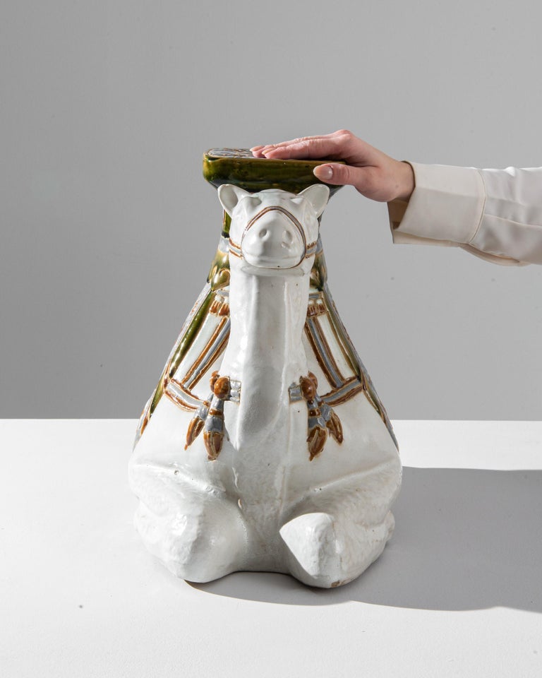 1960s French Ceramic Camel For Sale at 1stDibs