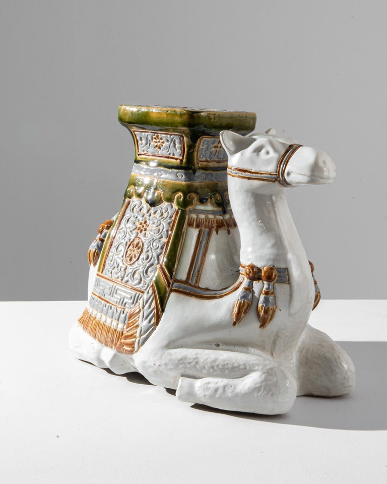 1960s French Ceramic Camel For Sale at 1stDibs
