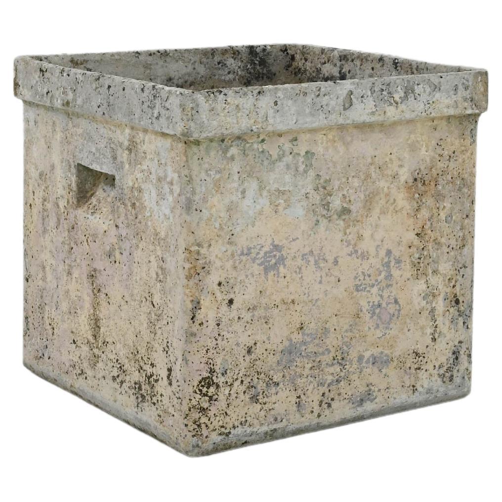 French concrete planter with facade sculpted in Roman style, 1920s For ...