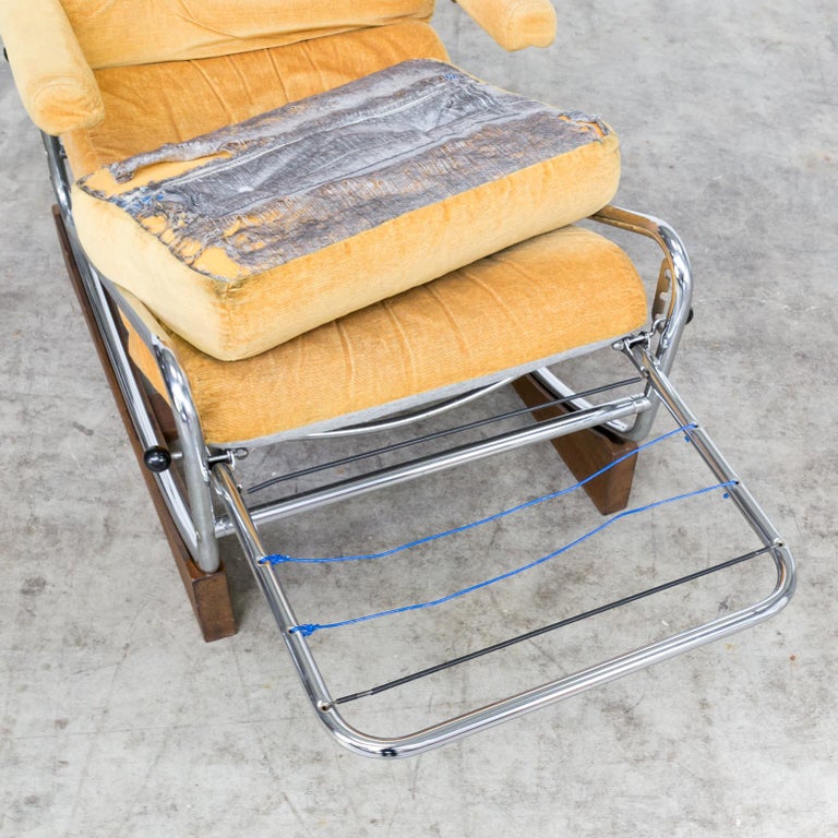 1960s French Lounge Rocking Chair by Lama For Sale at 1stDibs | rocking ...