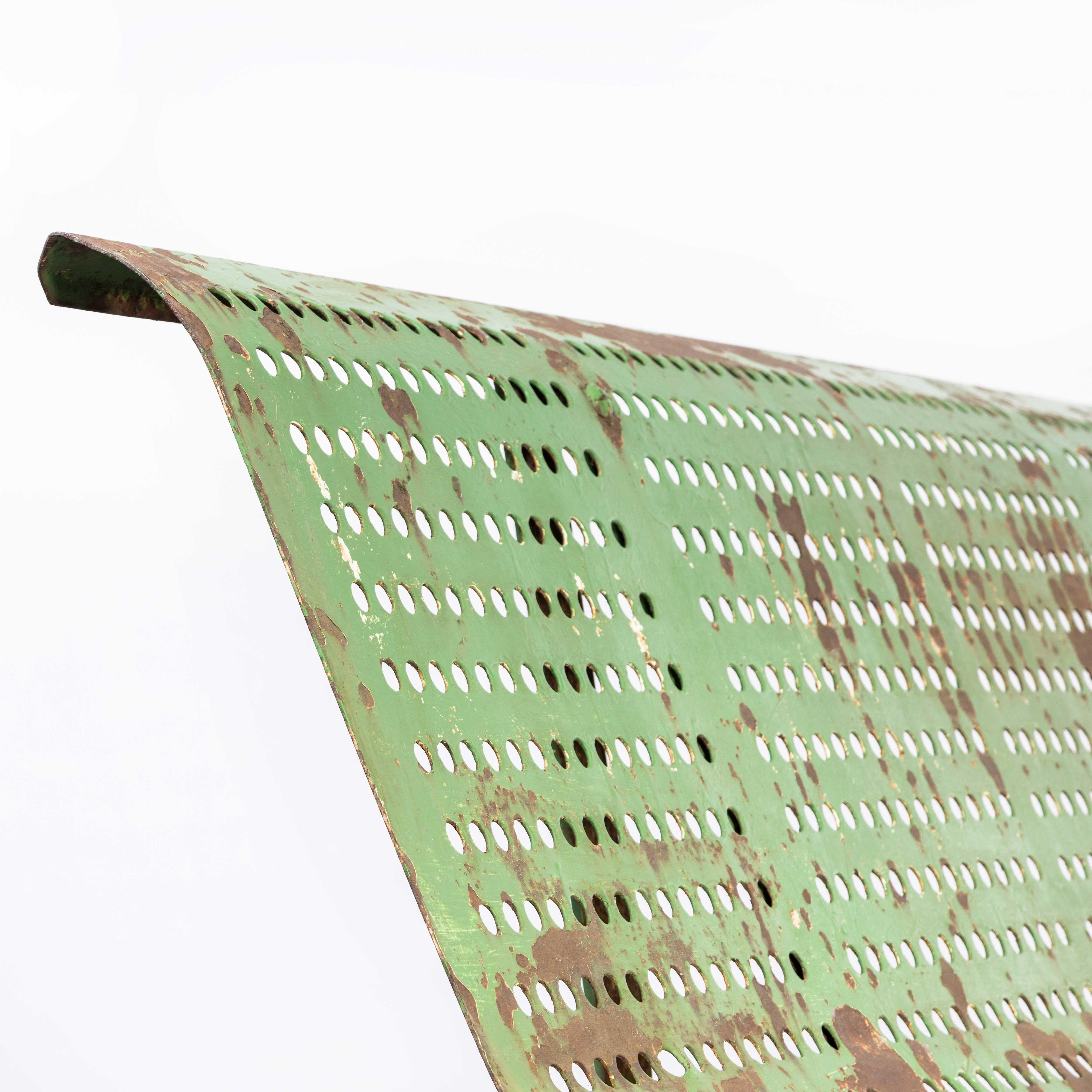 1960's French Municipal Garden Bench - Scroll Feet For Sale at 1stDibs