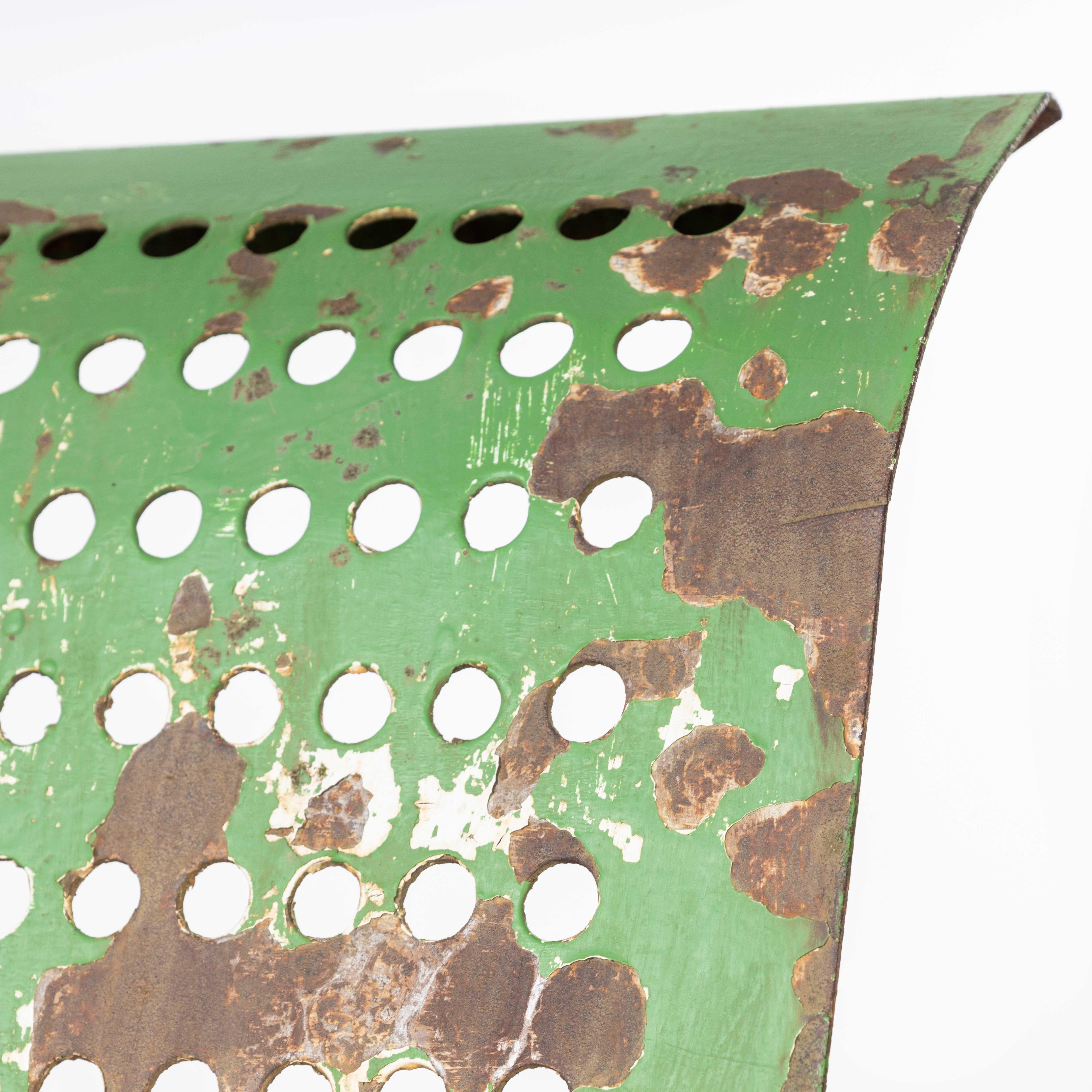 1960's French Municipal Garden Bench - Scroll Feet For Sale at 1stDibs