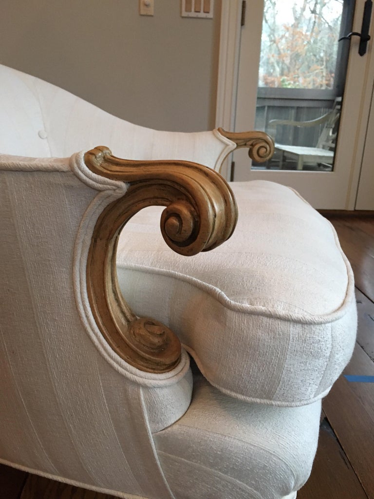 1960s French Rococo Style Low Bergere Chair at 1stDibs | rococo bergere ...