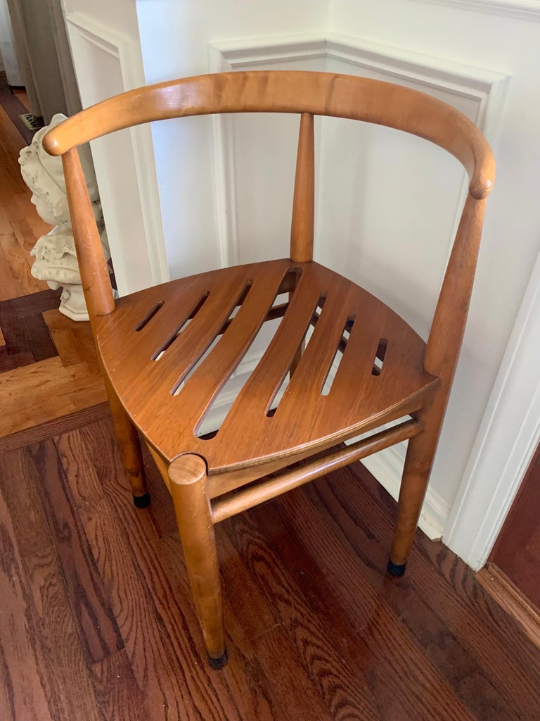 1960's Gemla of Sweden Corner Chair For Sale at 1stDibs