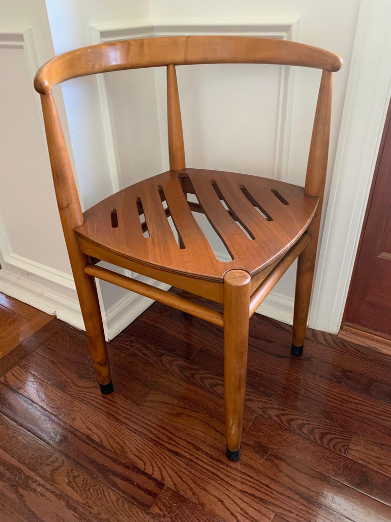 1960's Gemla of Sweden Corner Chair For Sale at 1stDibs