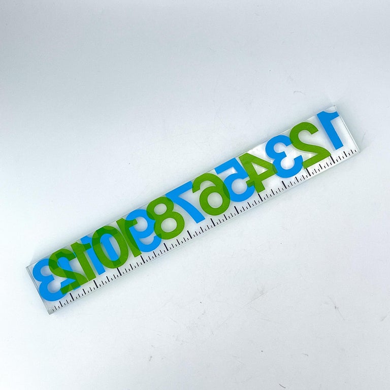 1960s George Nelson Ruler from the SAFETY NUMBERS Graphic Design ...