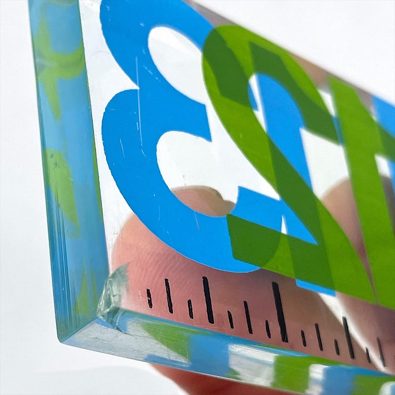 1960s George Nelson Ruler from the SAFETY NUMBERS Graphic Design ...