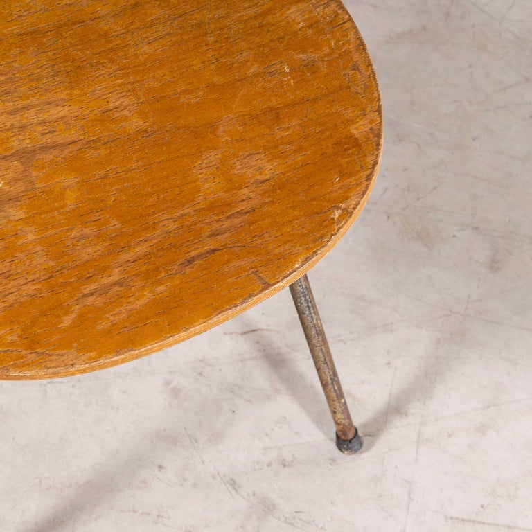 1960s German Café Dining Chairs Brown Frame, Set of Five For Sale at ...