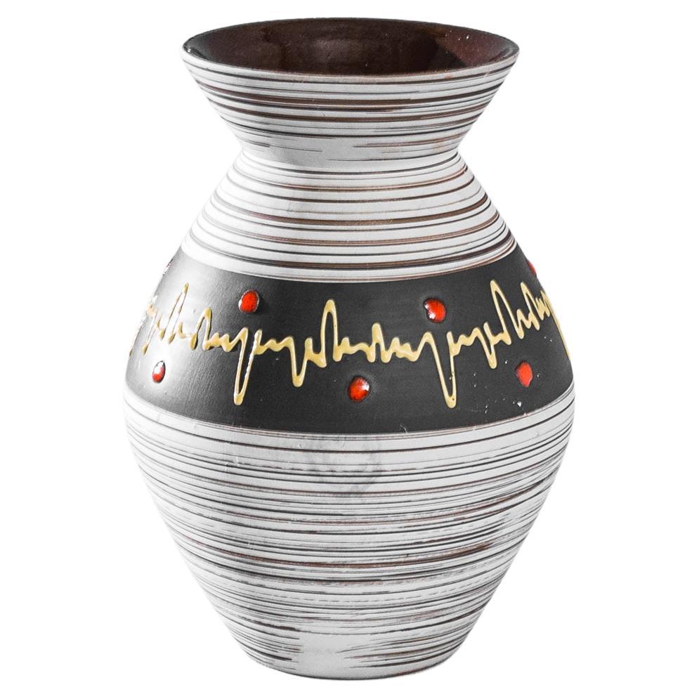 1960s German "W. Germany" Ceramic Vase For Sale at 1stDibs