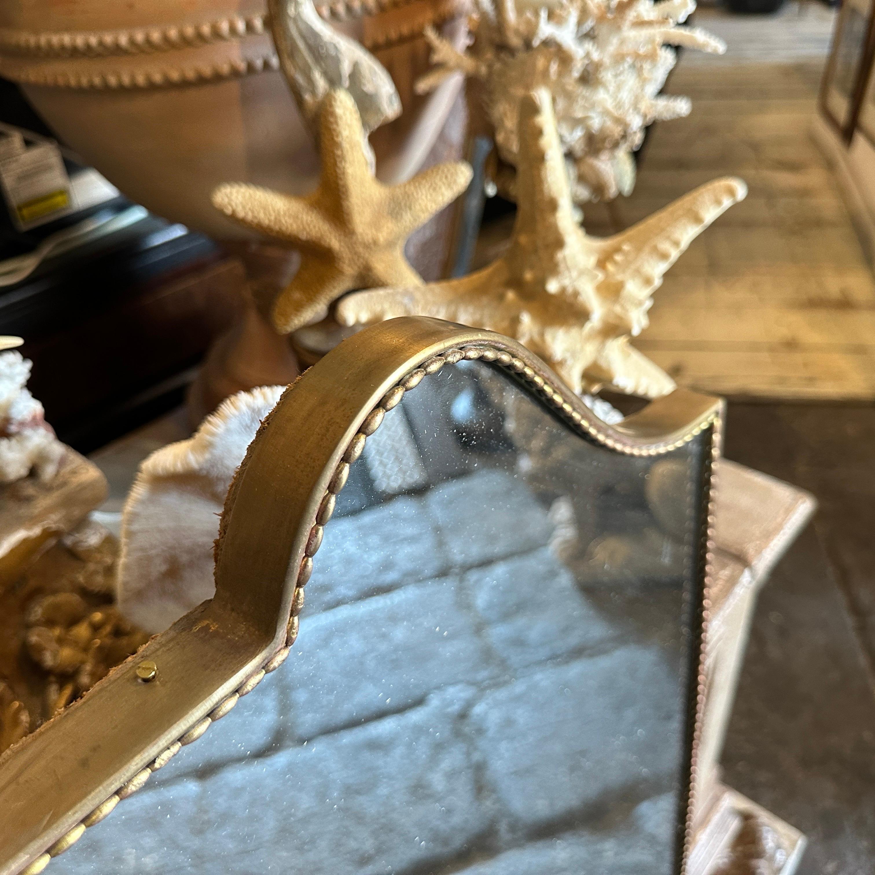 1960s Gio Ponti Style Mid-Century Modern Shield Shaped Italian Big Wall ...