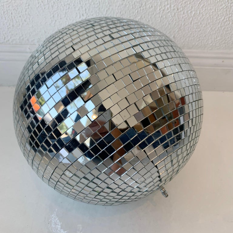 1960s Glass Disco Ball at 1stDibs