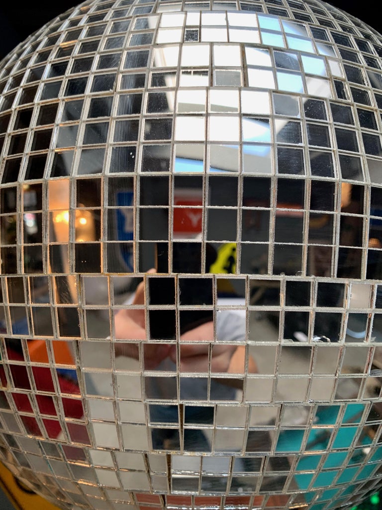 1960s Glass Disco Ball at 1stDibs