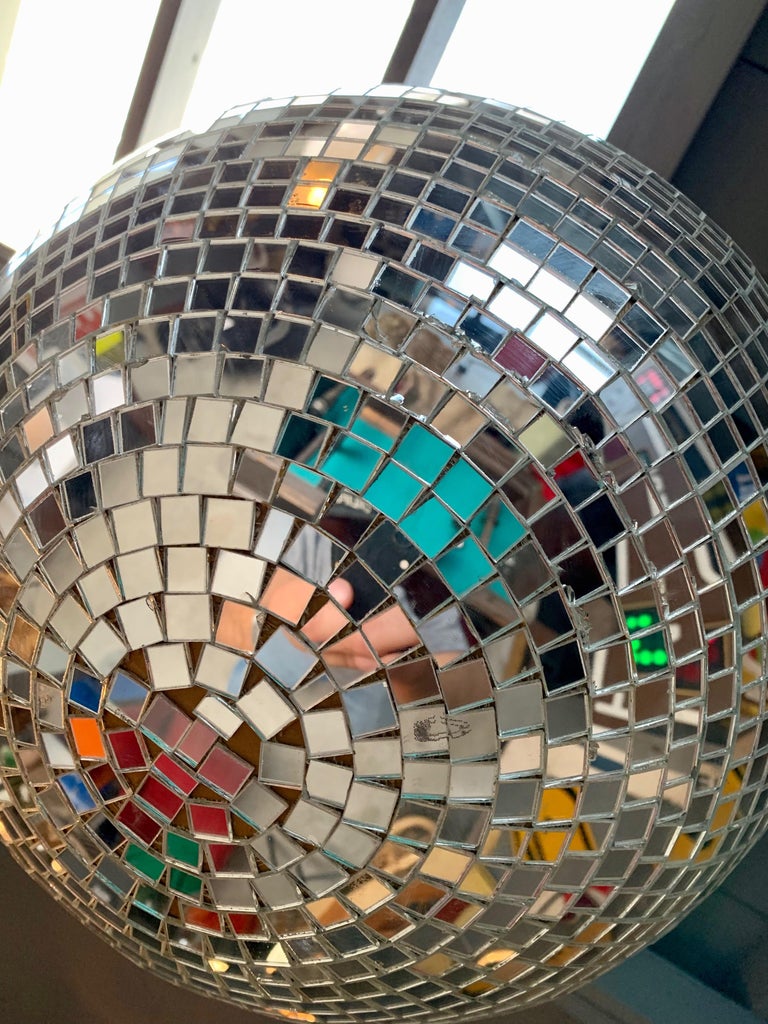 1960s Glass Disco Ball at 1stDibs