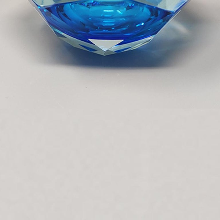 1960s Gorgeous Big Blue Bowl or Catchall Designed by Flavio Poli for ...