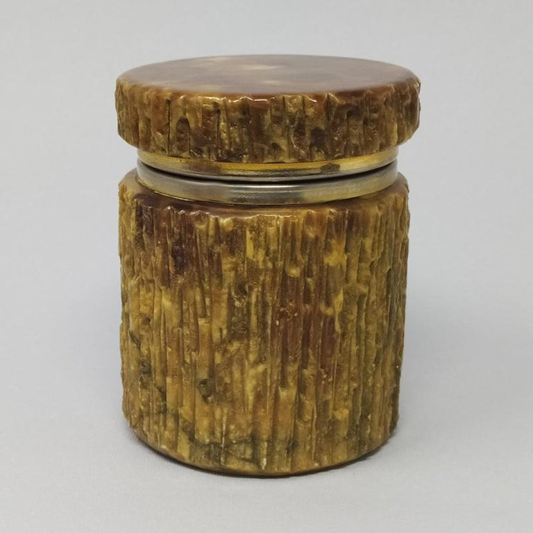 1960s Gorgeous Green and Brown Alabaster Box, Made in Italy For Sale at ...