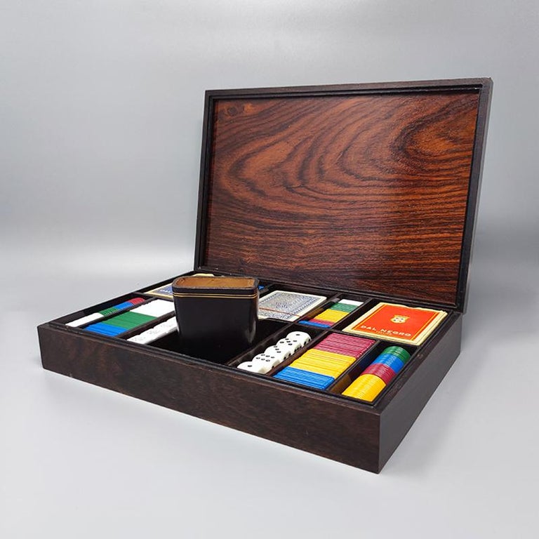 1960s Gorgeous Playing Cards Box by Ottaviani, Made in Italy For Sale ...