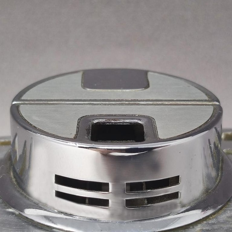 1960s Gorgeous Table Lighter by Sarome in Aluminium For Sale at 1stDibs