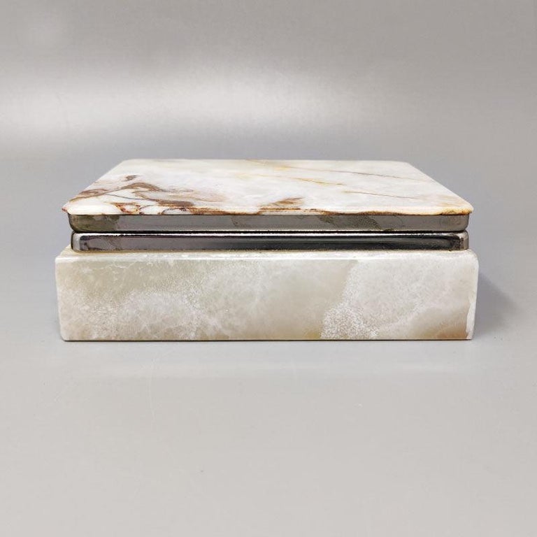 1960s Gorgeous Vintage Alabaster Box Made in Italy For Sale at 1stDibs