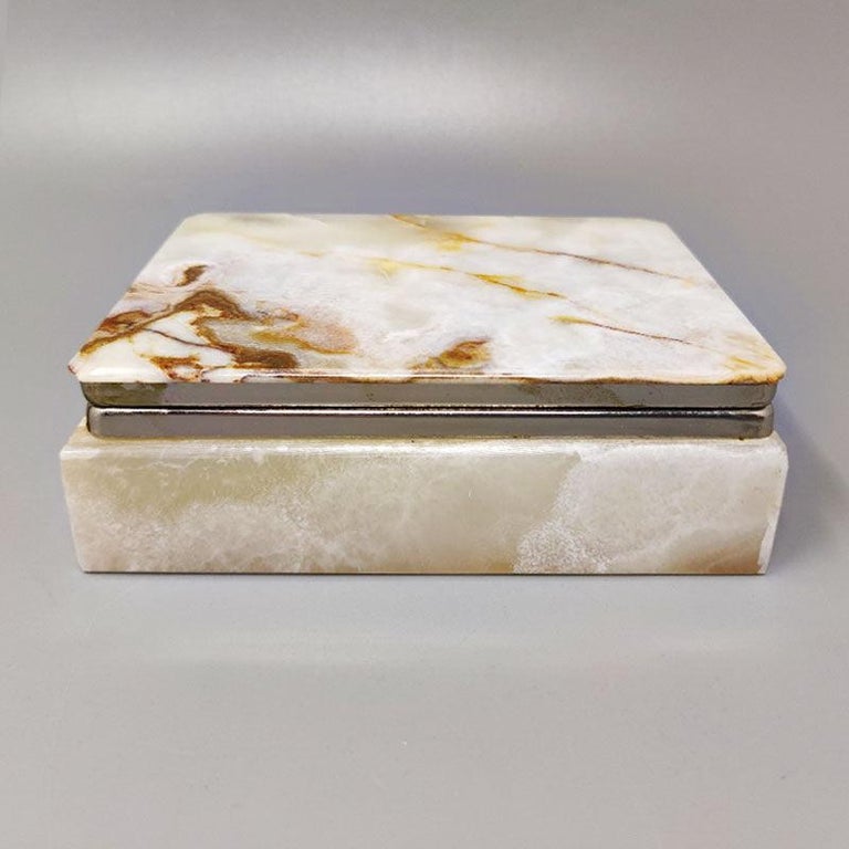 1960s Gorgeous Vintage Alabaster Box Made in Italy For Sale at 1stDibs