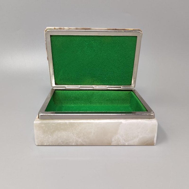 1960s Gorgeous Vintage Alabaster Box Made in Italy For Sale at 1stDibs