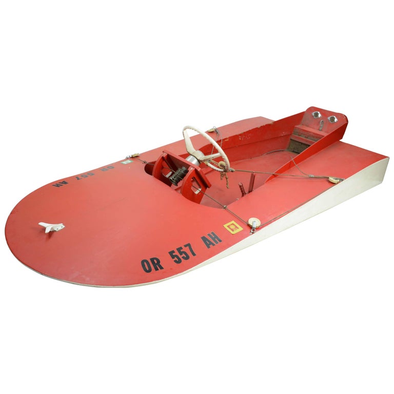 1960s Hand Built Muskoak Sea Flea Minimost Hydroplane Boat by William ...