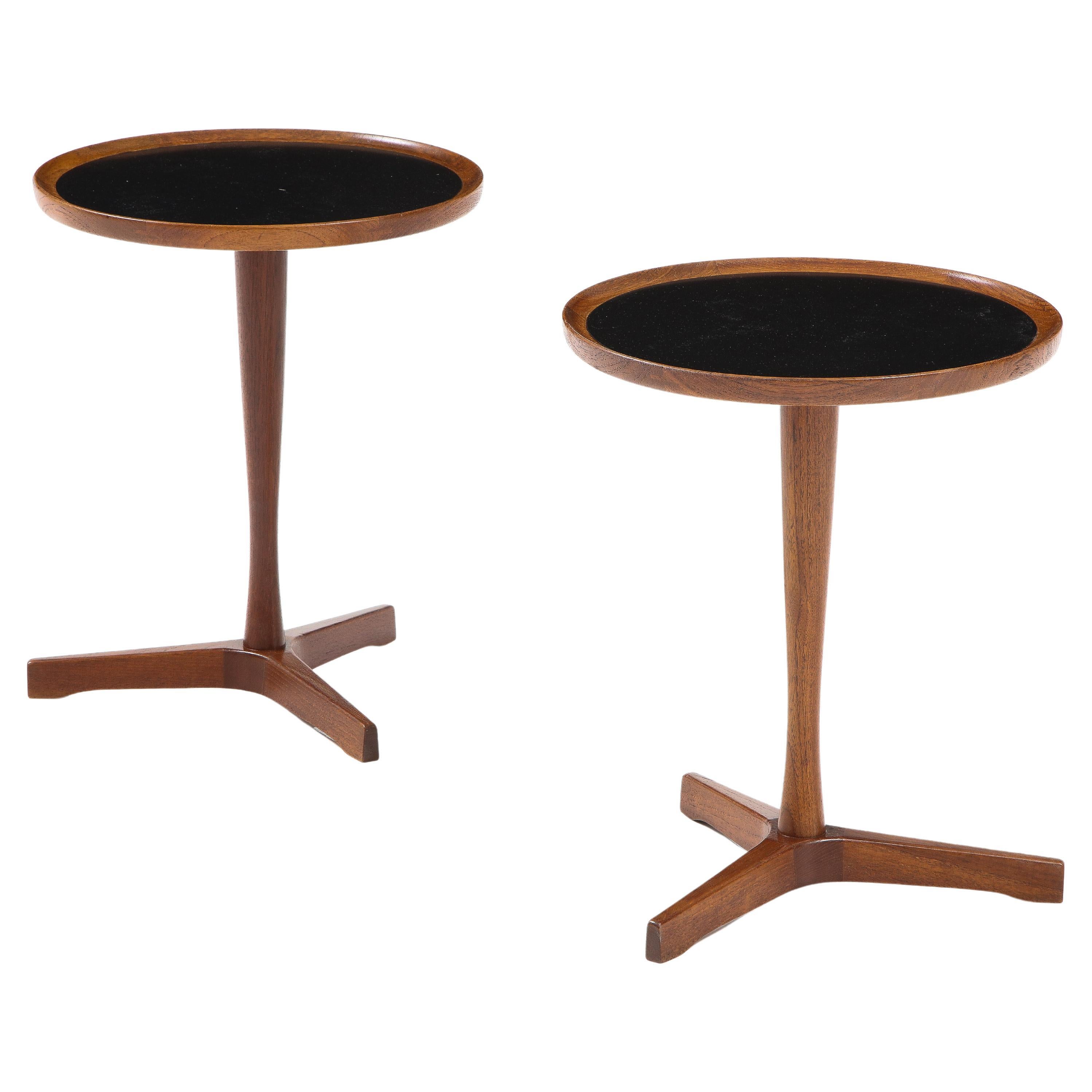 Hans C Andersen Teak Tripod Side Table at 1stDibs