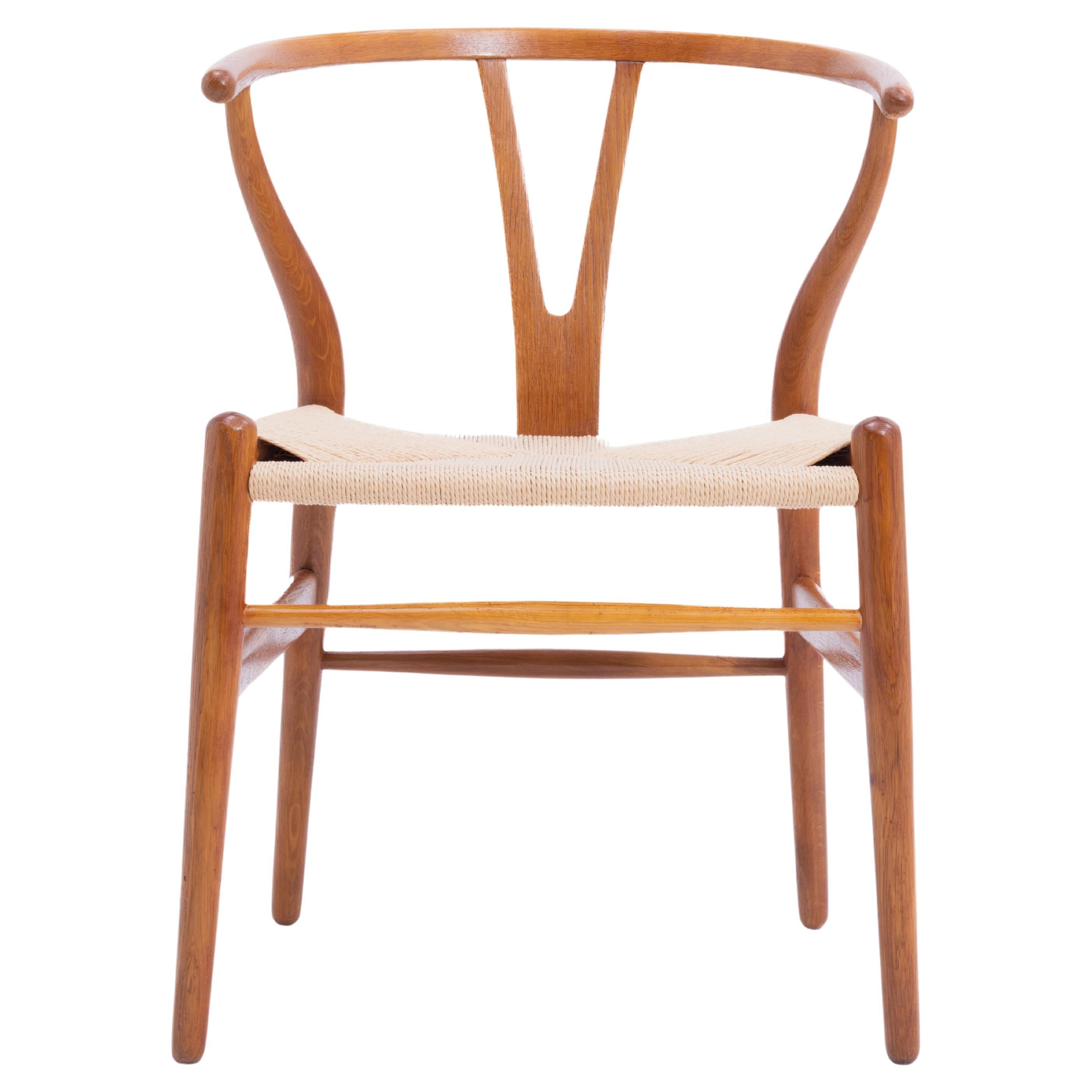 Vintage CH24 Oak Side Chair by Hans J. Wegner for Carl Hansen and Søn, 1960s at 1stDibs ...