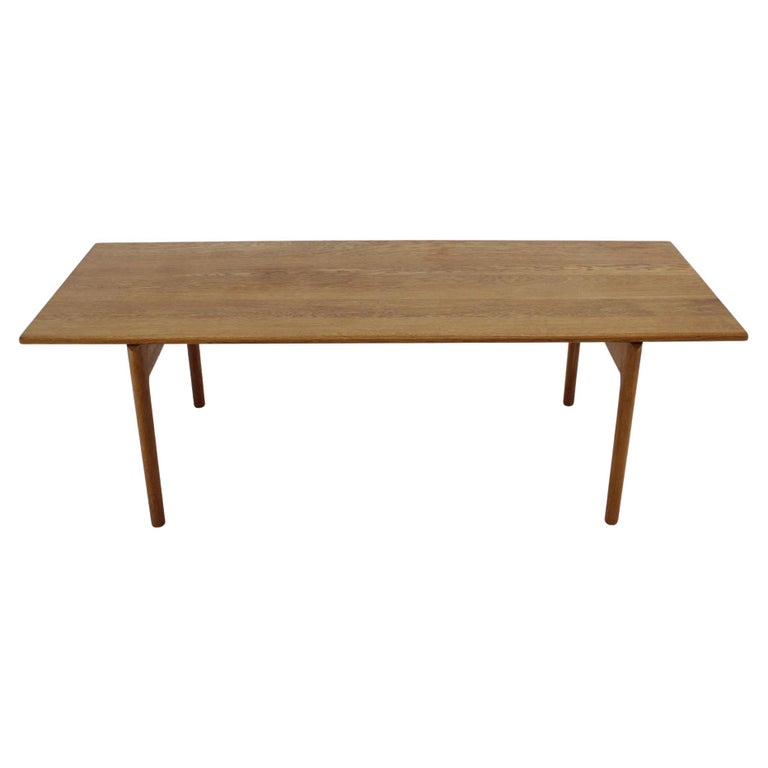 1960s Hans J Wegner Solid Oak Coffee Table 'AT-15' for Andreas Tuck ...