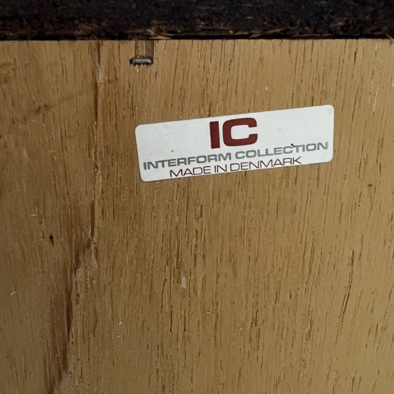 1960s Interform Collection Teak High Boy Dresser Denmark For Sale at 1stDibs