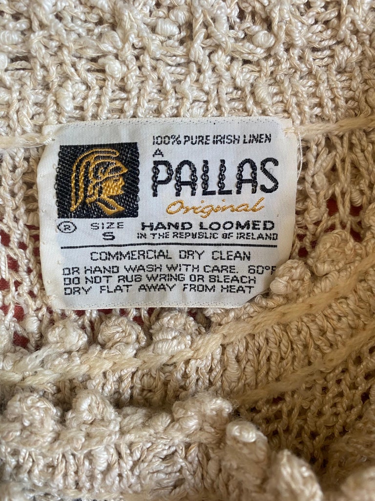 1960s Irish Linen Knitted Three-Piece Suit For Sale at 1stDibs