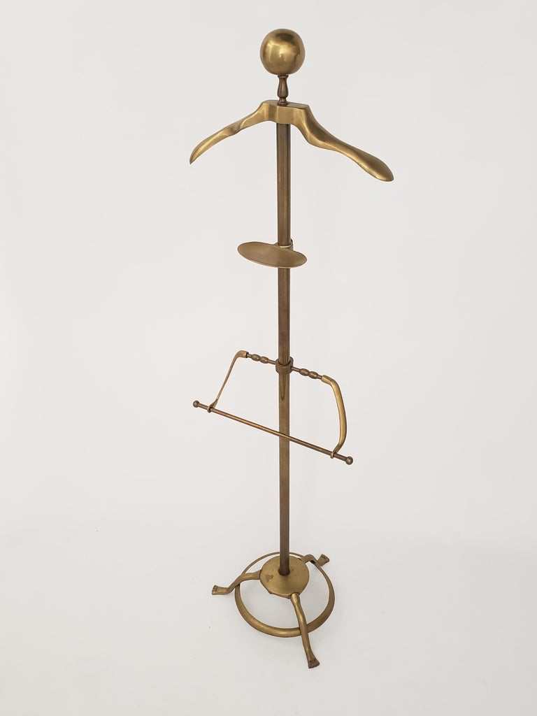 1960s Italian Brass Valet at 1stDibs