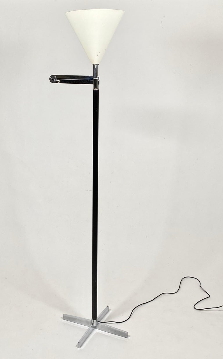 1960s Italian Flip Shade Floor Lamp in the manner of Arteluce ...
