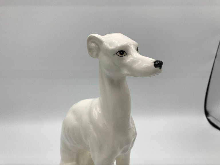 1960s Italian Greyhound Ceramic Sculpture at 1stDibs | italian ...