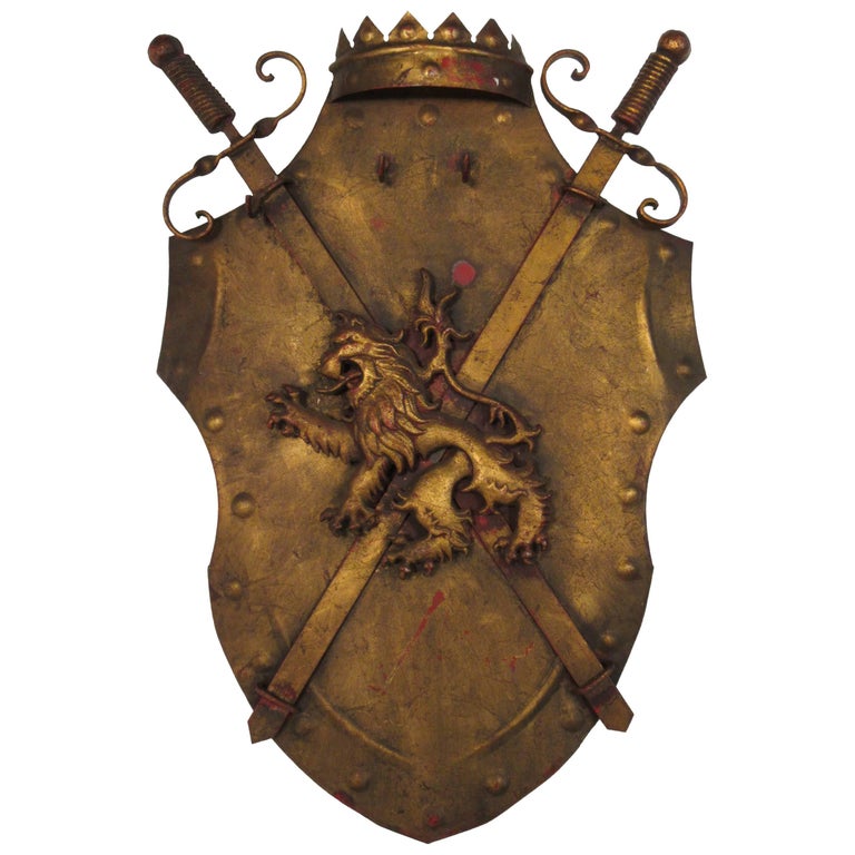 1960s Italian Iron Shield at 1stDibs