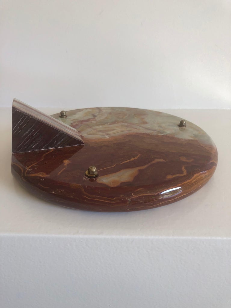 1960s Italian Onyx Round Frame For Sale at 1stdibs