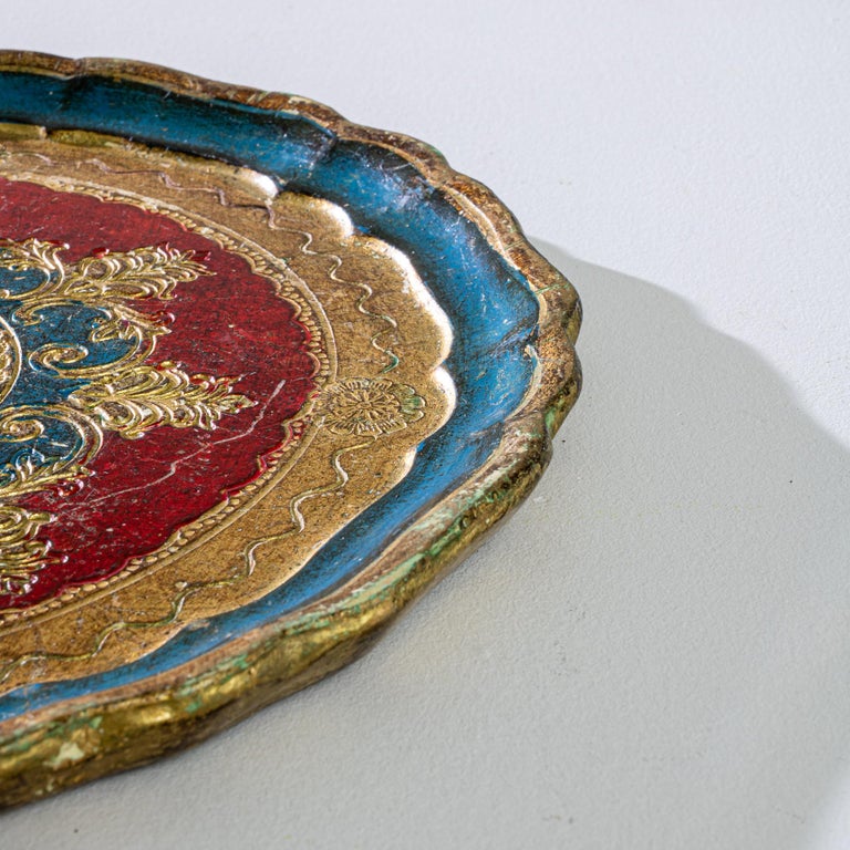 1960s Italian Wooden Tray at 1stDibs