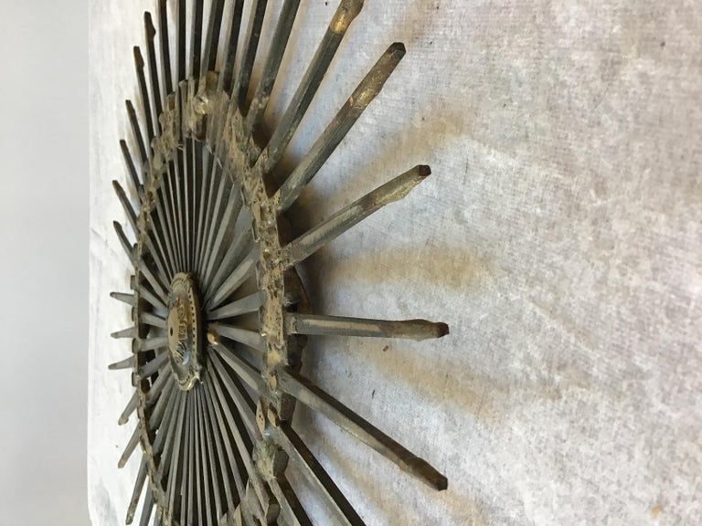 1960s Jere Style Small Wall Sculpture For Sale at 1stDibs