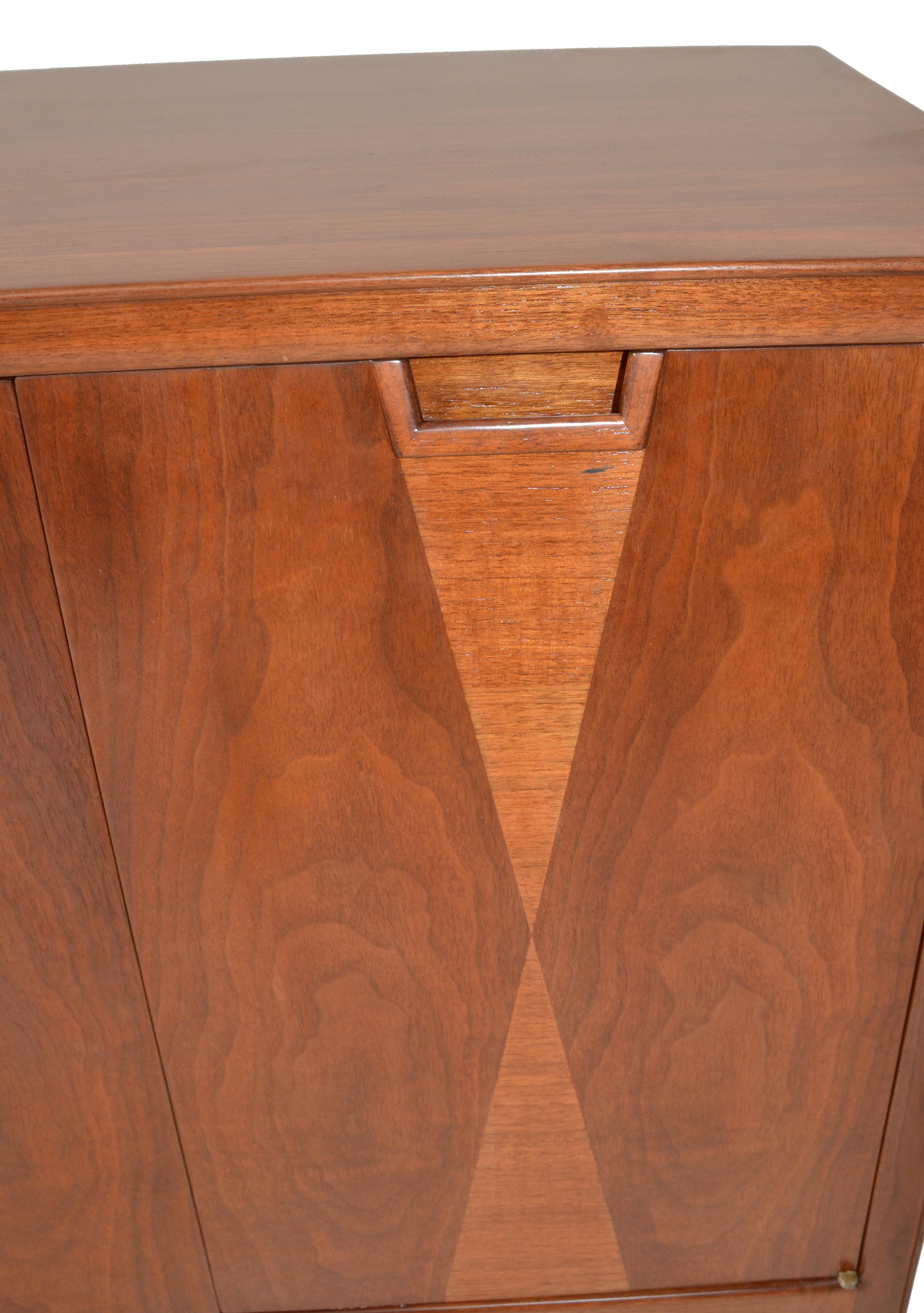 1960s John Stuart Janus Collection Walnut Mid-Century Modern Sideboard ...