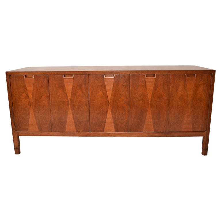 1960s John Stuart Janus Collection Walnut Mid-Century Modern Sideboard ...