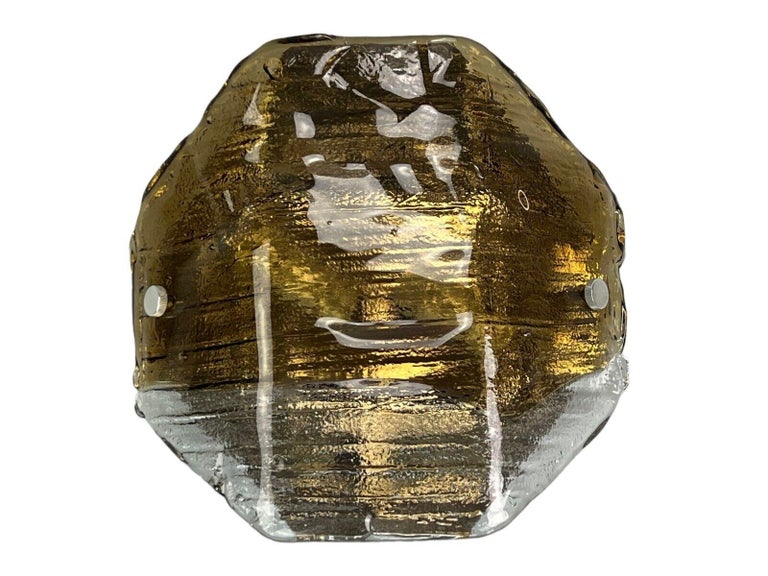 1960s Lamp Light Wall Lamp Kalmar Franken Carlo Nason Ice Glas Design ...