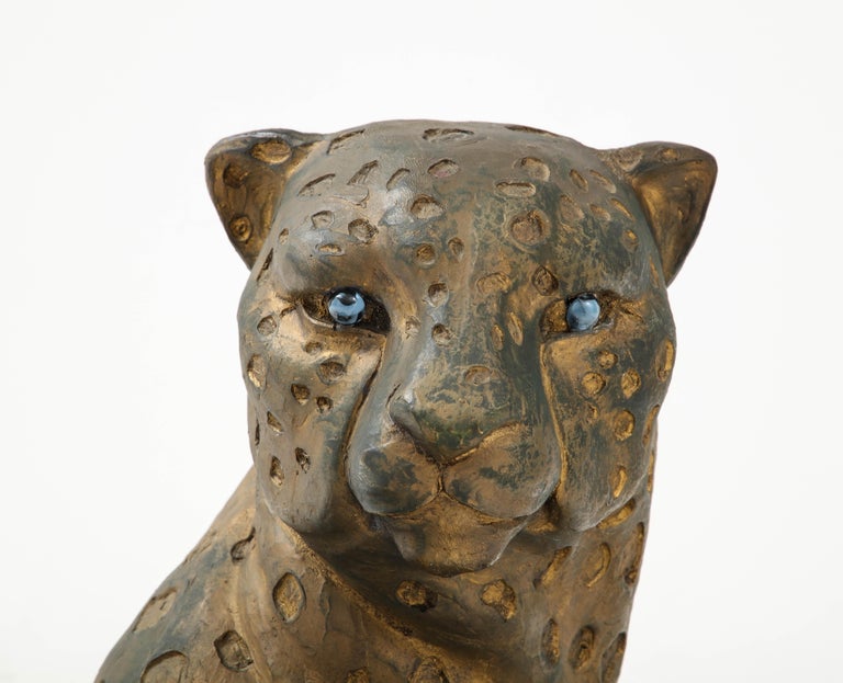 1960's Large Cheetah Sculpture at 1stDibs