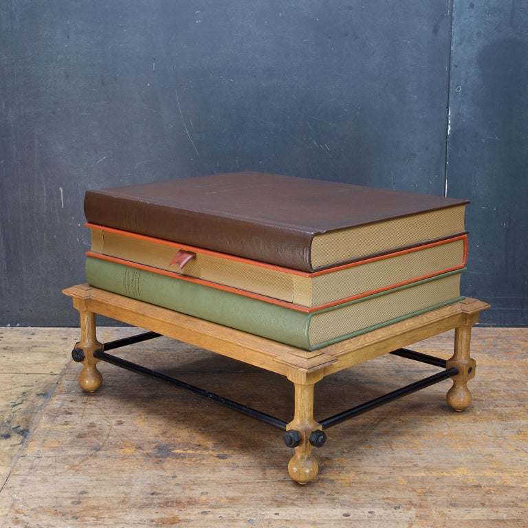 1960s Large Faux Stacked Shakespeare Book Kids Table John Dickinson for ...