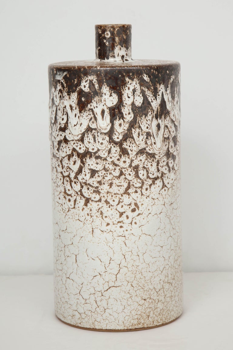 1960s Large West German Fat Lava Vase at 1stDibs