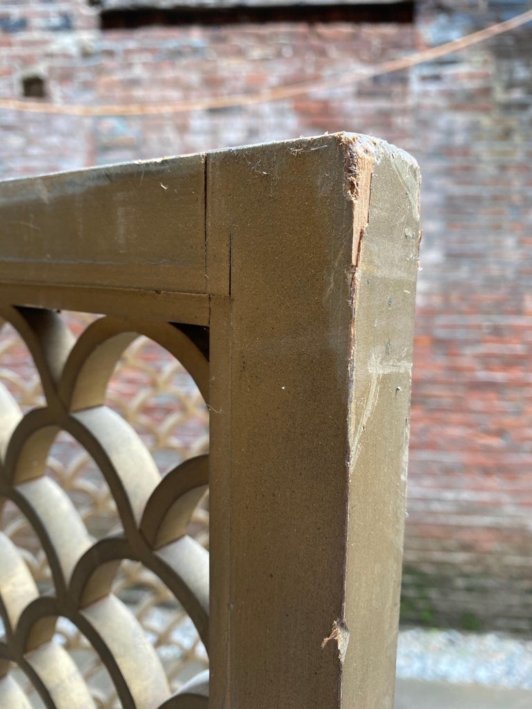 1960s Large Wood Tri Folding "Fish Scale" Screen at 1stDibs | wooden ...