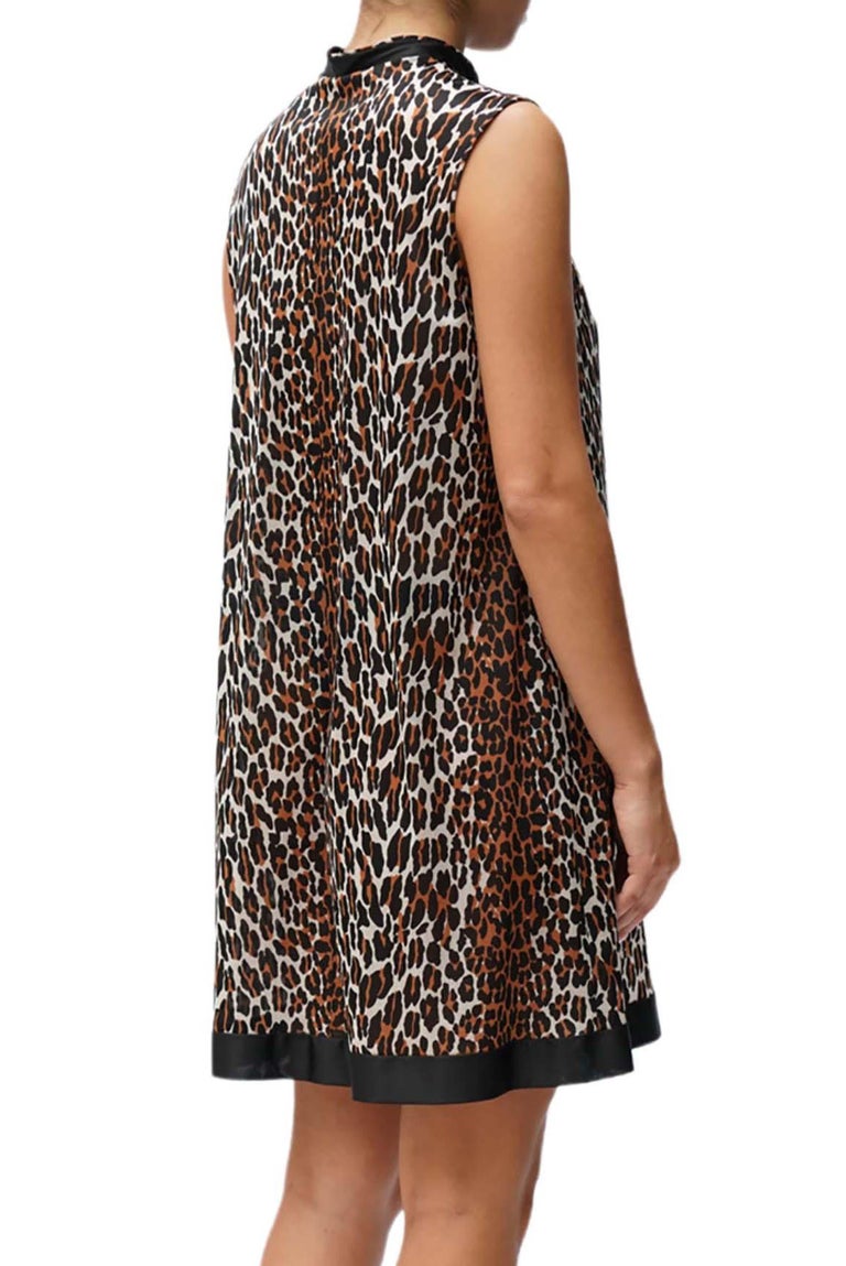 1960S Leopard Print Nylon Tricot Jersey Mod Slip Dress Negligee For ...