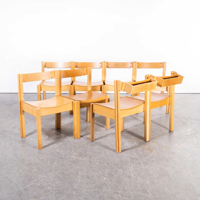 1960's Linking And Stacking Chairs By Clive Bacon - Set Of Eight For ...